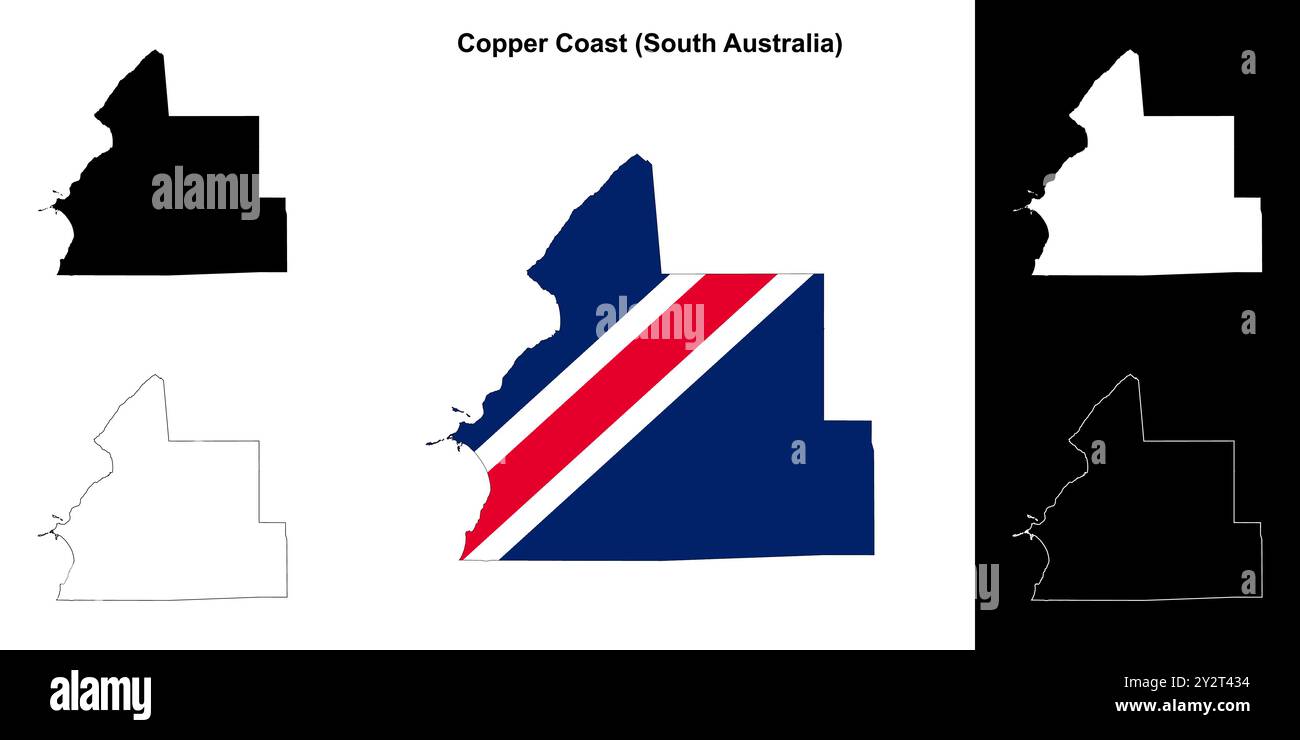 Map of copper coast hi-res stock photography and images - Alamy