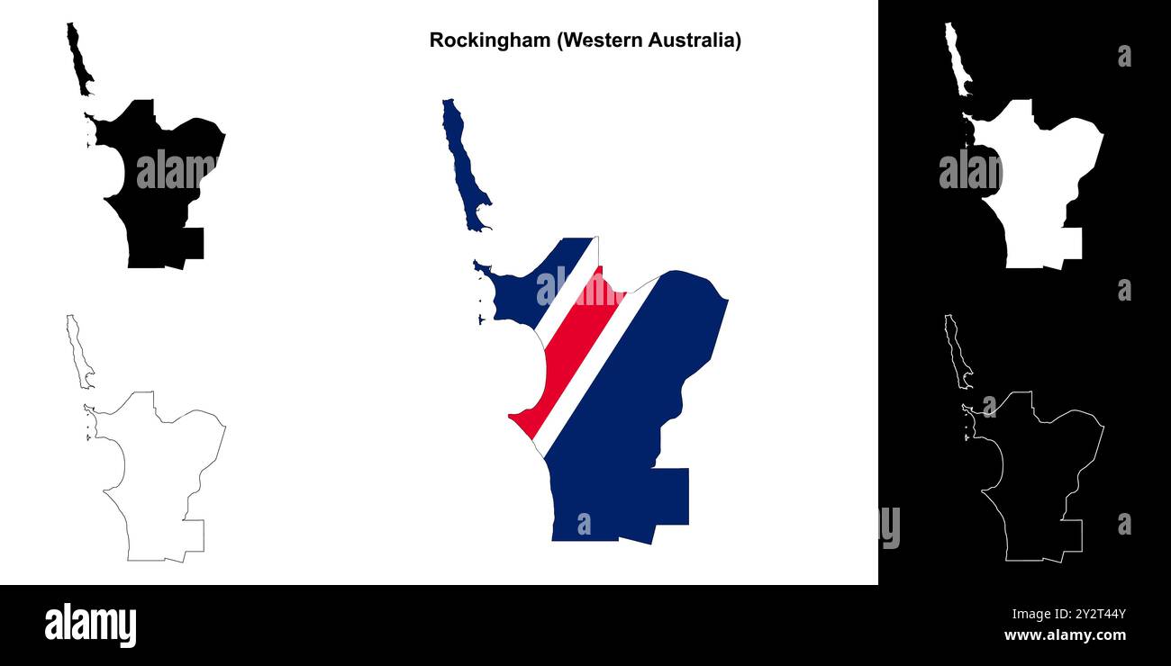 Blank rockingham map hi-res stock photography and images - Alamy