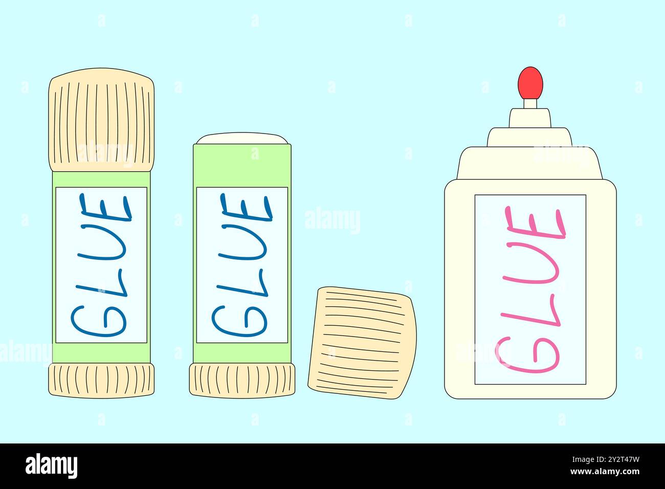 Art project bottles Stock Vector Images - Alamy