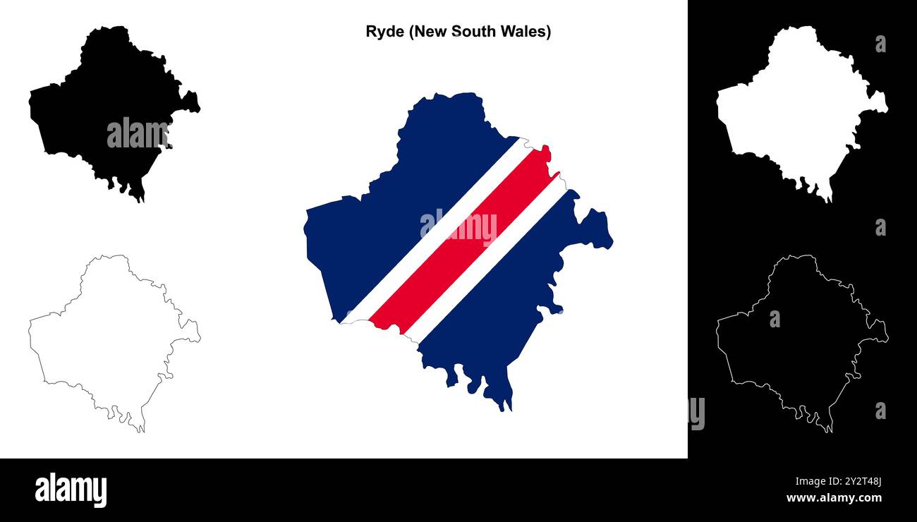 Nsw map Stock Vector Images - Alamy