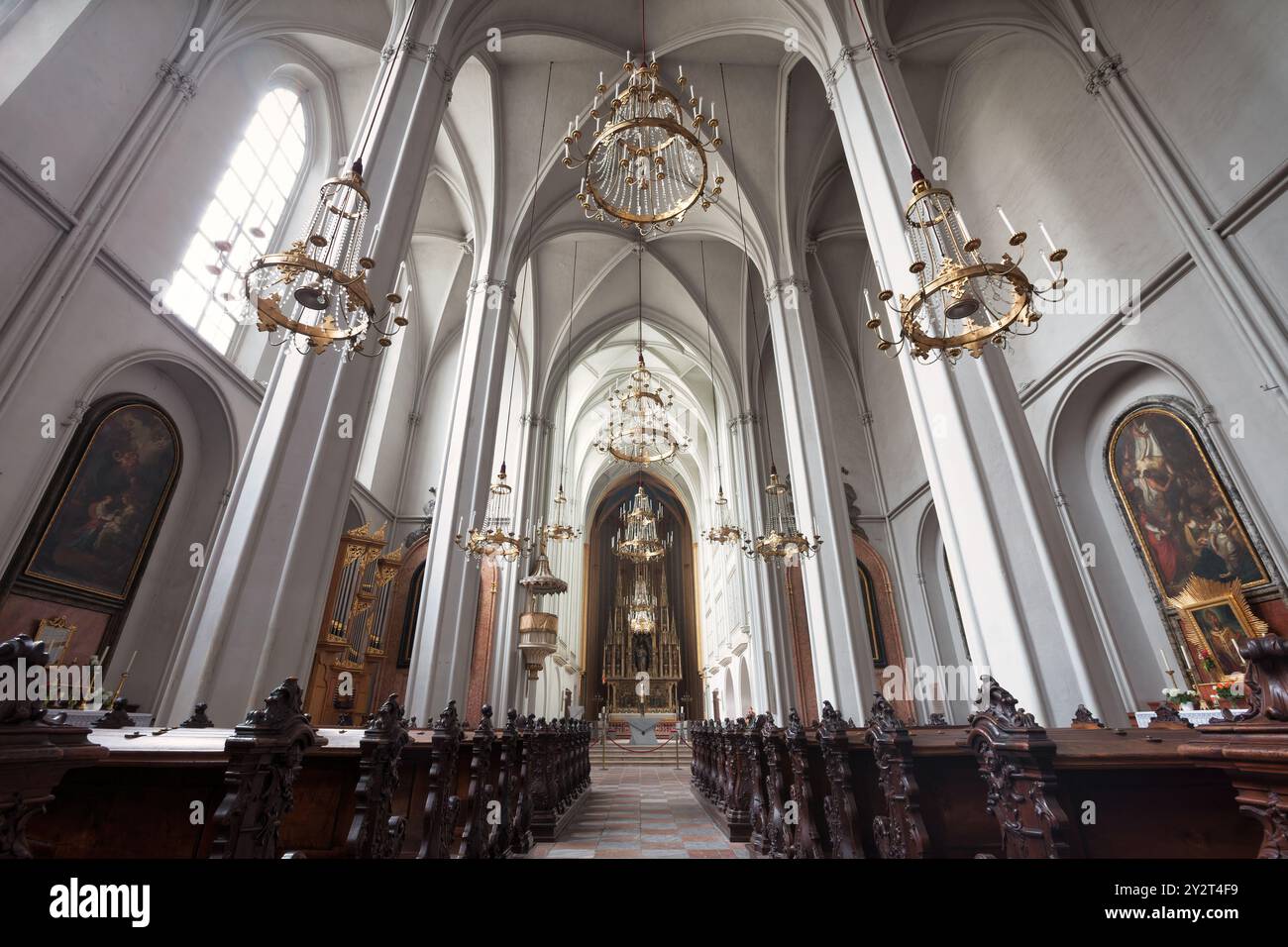 Augustinerkirche (Augustinian Church) in downtown Vienna, Austria Stock ...