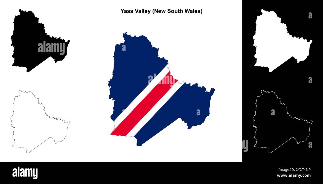 Map of yass valley hi-res stock photography and images - Alamy