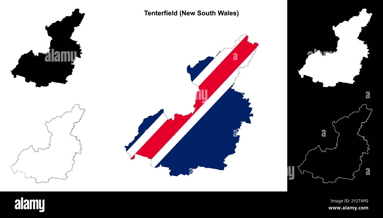 Tenterfield eps map hi-res stock photography and images - Alamy