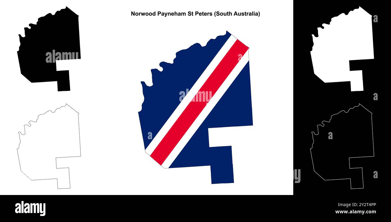 Norwood payneham st peters map Stock Vector Images - Alamy
