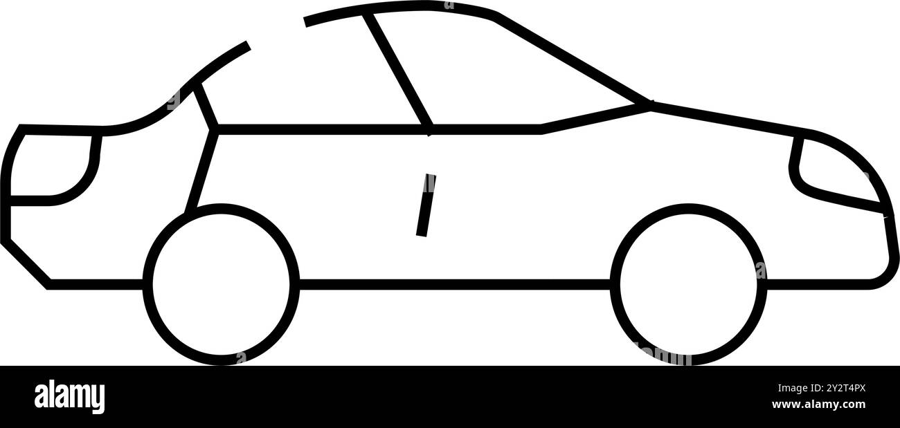 car parking line icon vector illustration Stock Vector Image & Art - Alamy