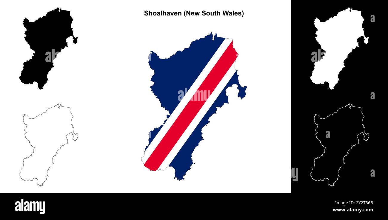 Map of shoalhaven hi-res stock photography and images - Alamy