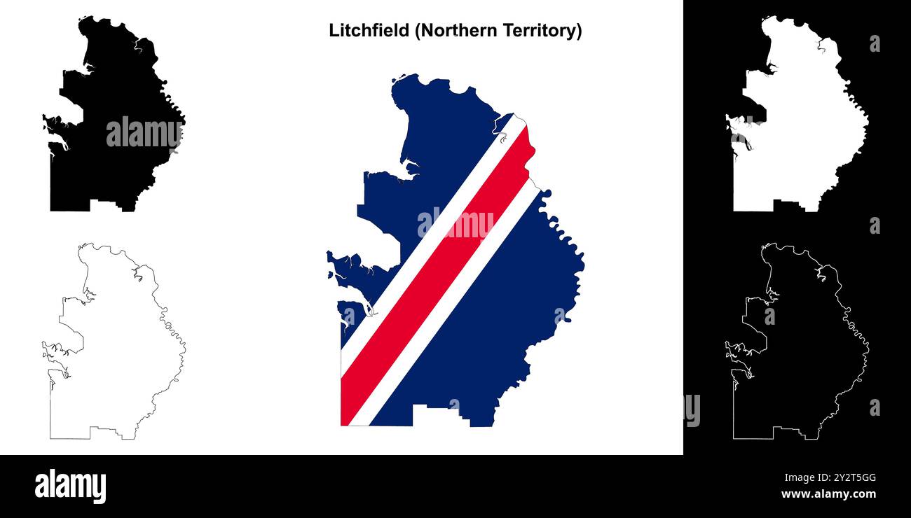 Litchfield county map hi-res stock photography and images - Alamy