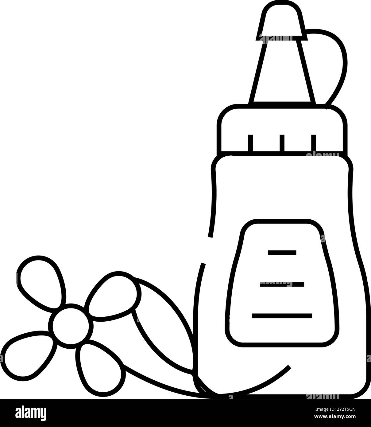 mustard seasoning line icon vector illustration Stock Vector Image ...