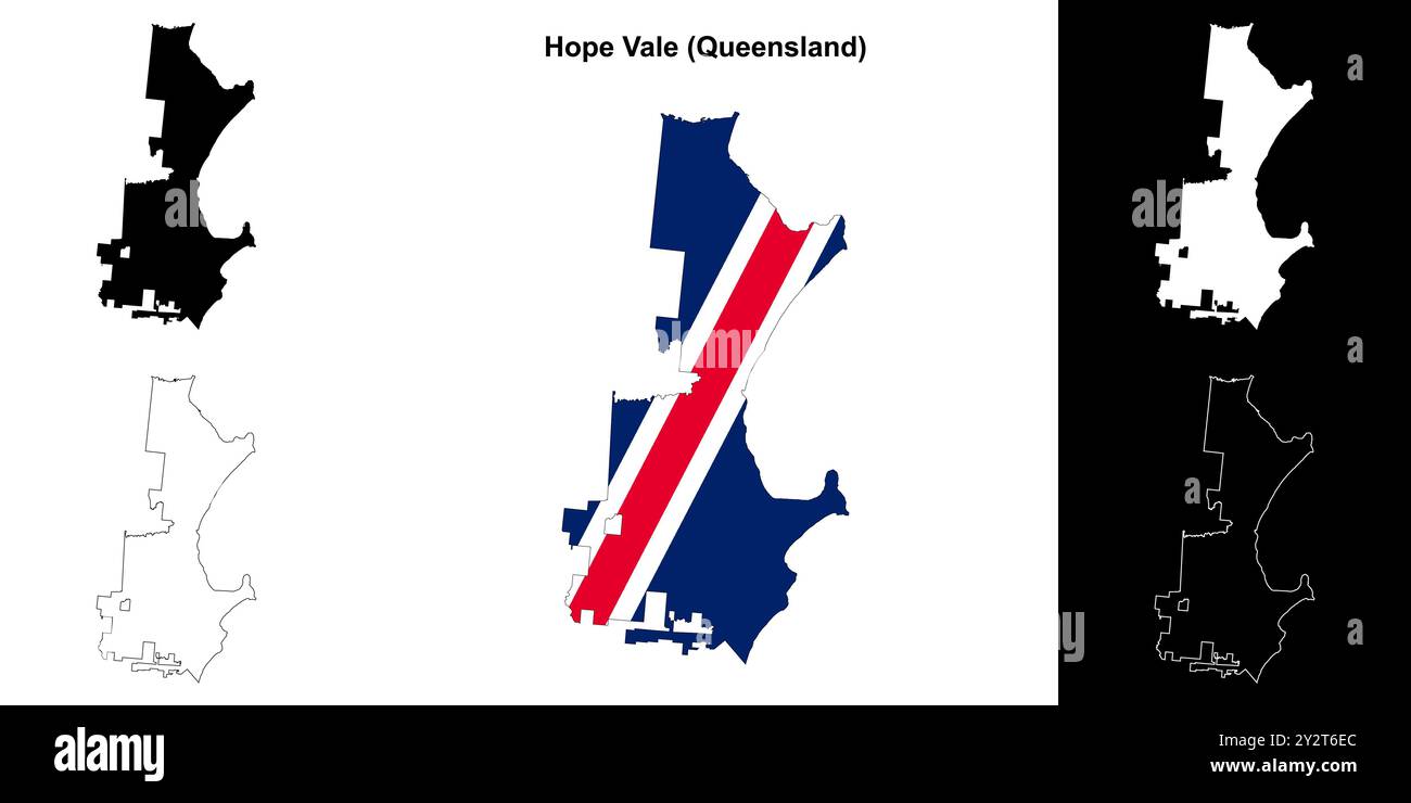 Hope vale eps map hi-res stock photography and images - Alamy