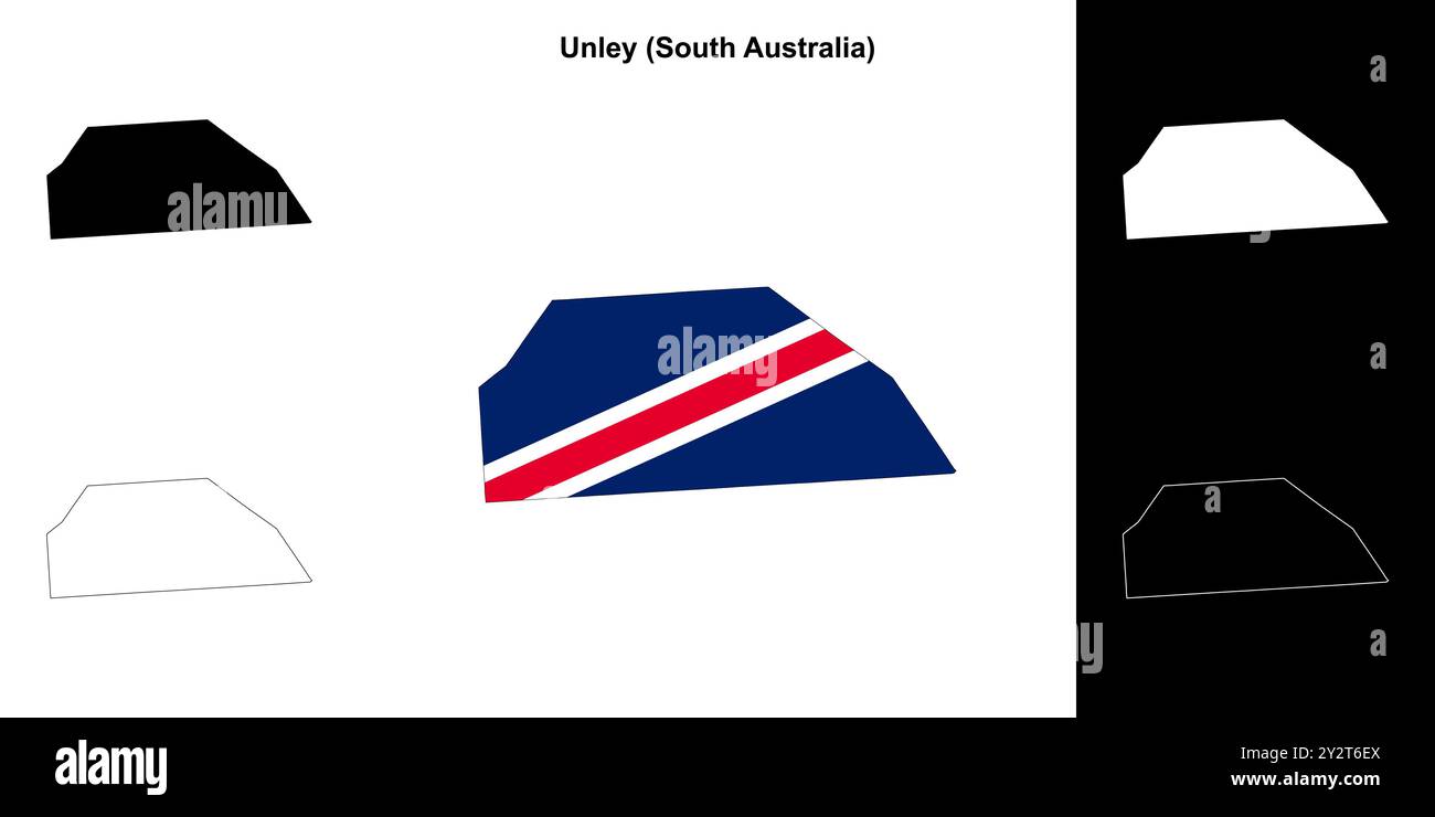 Blank unley map hi-res stock photography and images - Alamy