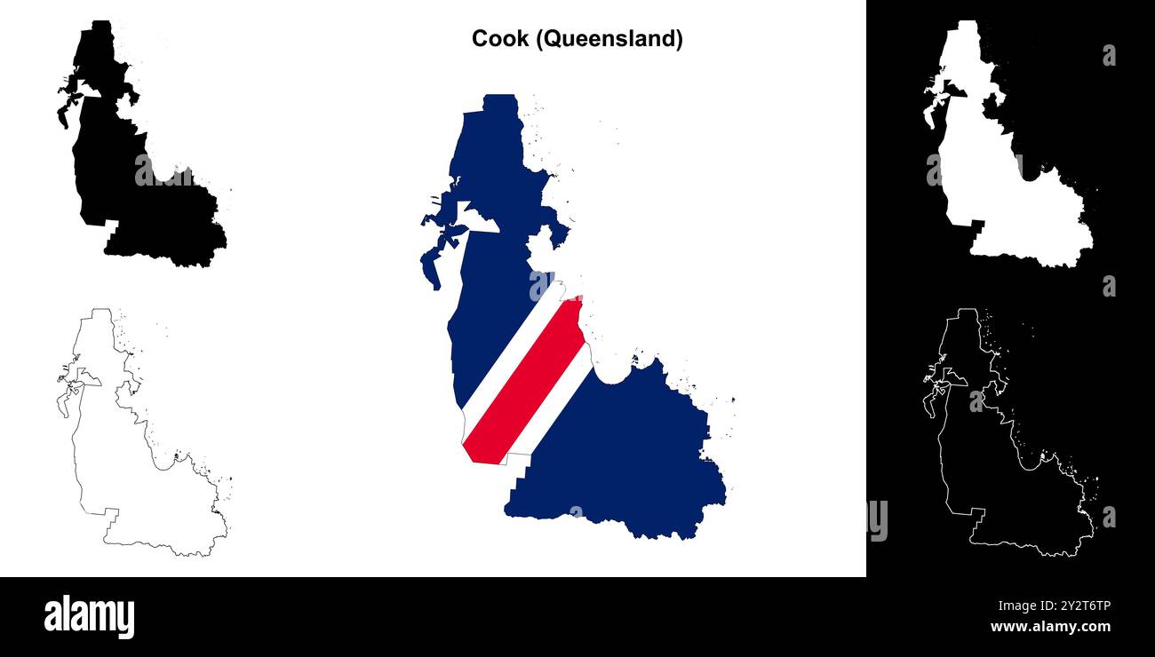 Cook (Queensland) outline map set Stock Vector Image & Art - Alamy Cook (Queensland) outline map set Stock Vector Image & Art - Alamy