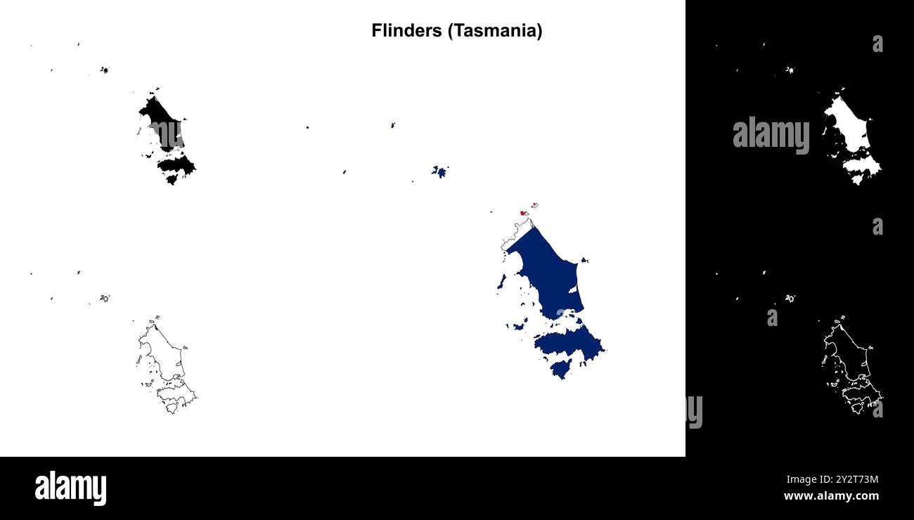 Flinders (Tasmania) outline map set Stock Vector Image & Art - Alamy Flinders (Tasmania) outline map set Stock Vector Image & Art - Alamy