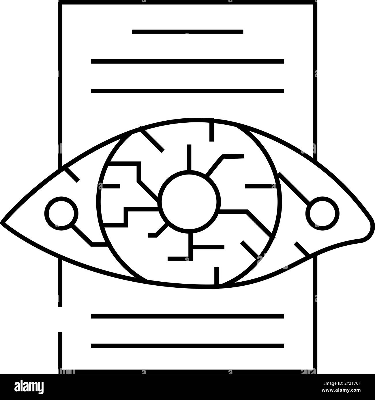 Digital kyc vector illustration Black and White Stock Photos & Images ...