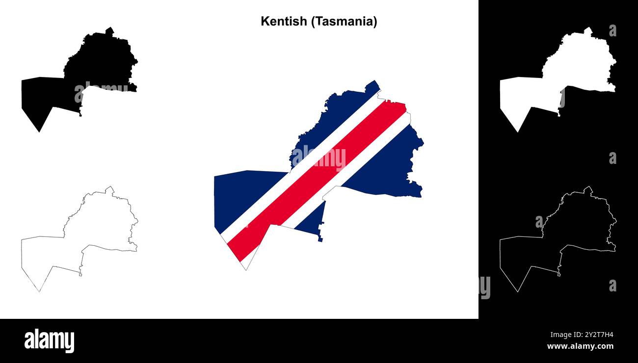 Blank kentish map hi-res stock photography and images - Alamy