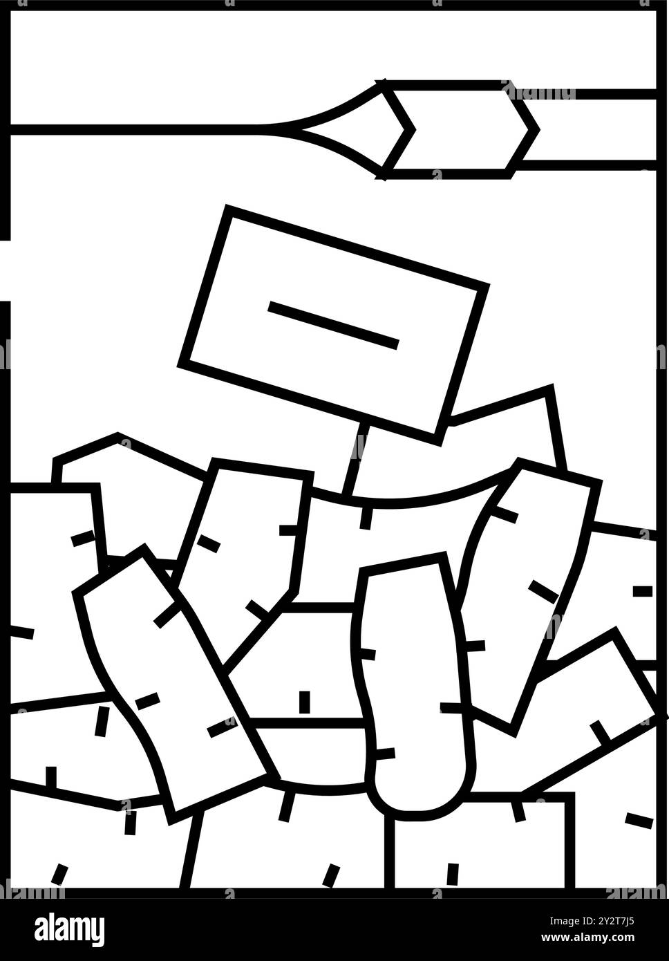 chopped root wasabi line icon vector illustration Stock Vector Image ...