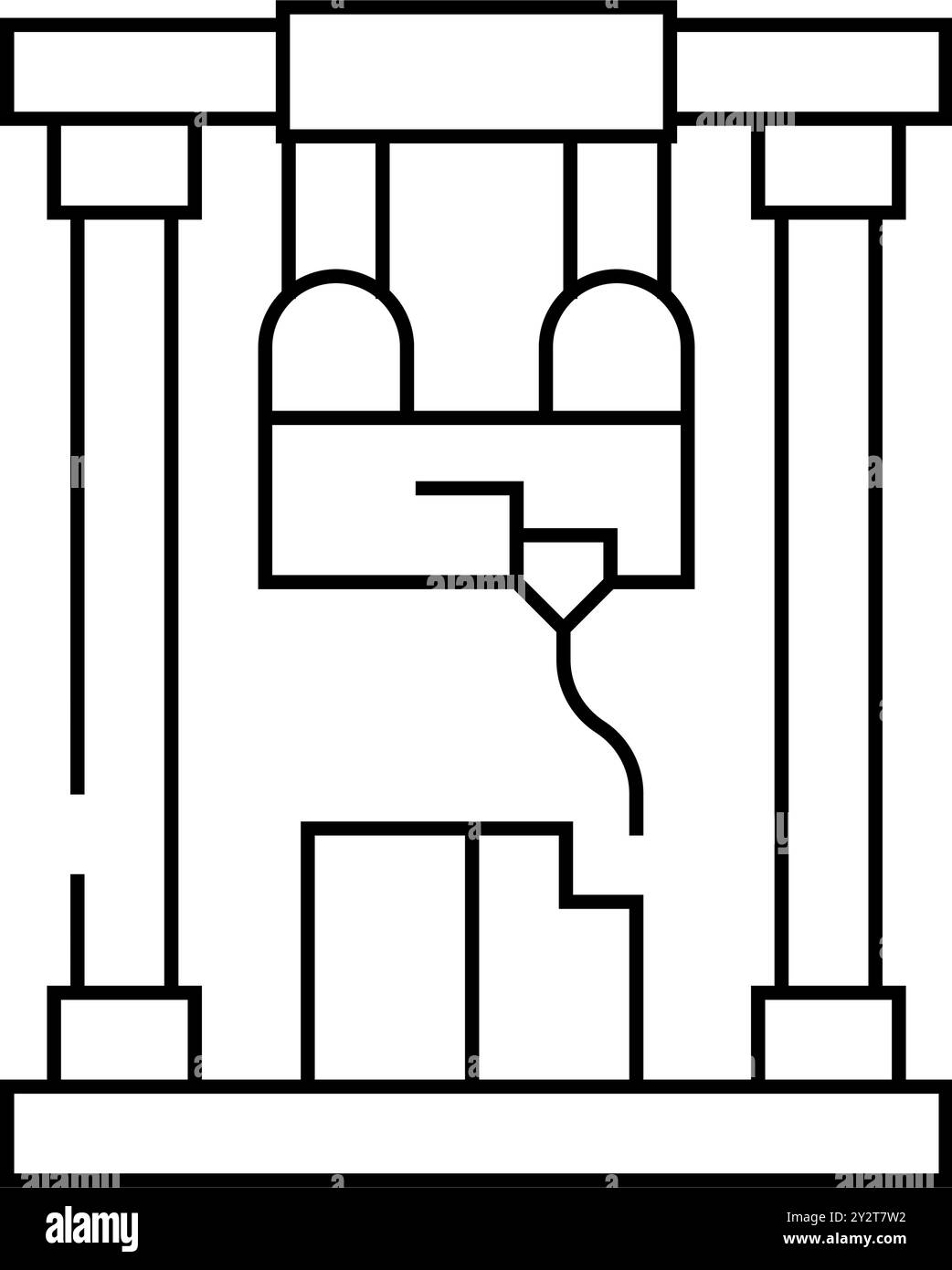 first sample production line icon vector illustration Stock Vector ...