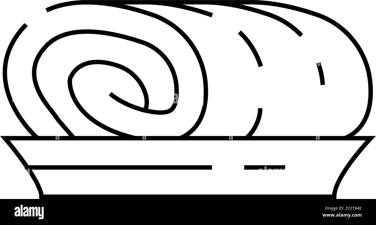 Cocoa cream roll Black and White Stock Photos & Images - Alamy