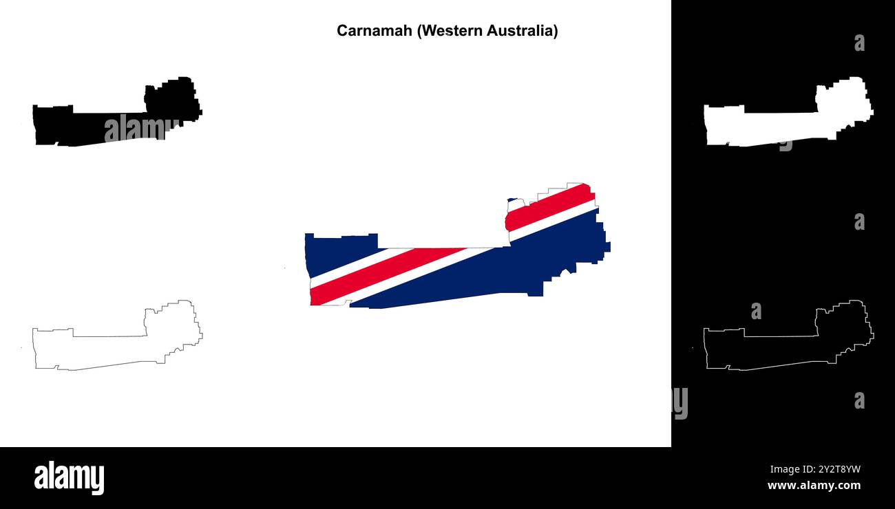 Blank carnamah map hi-res stock photography and images - Alamy