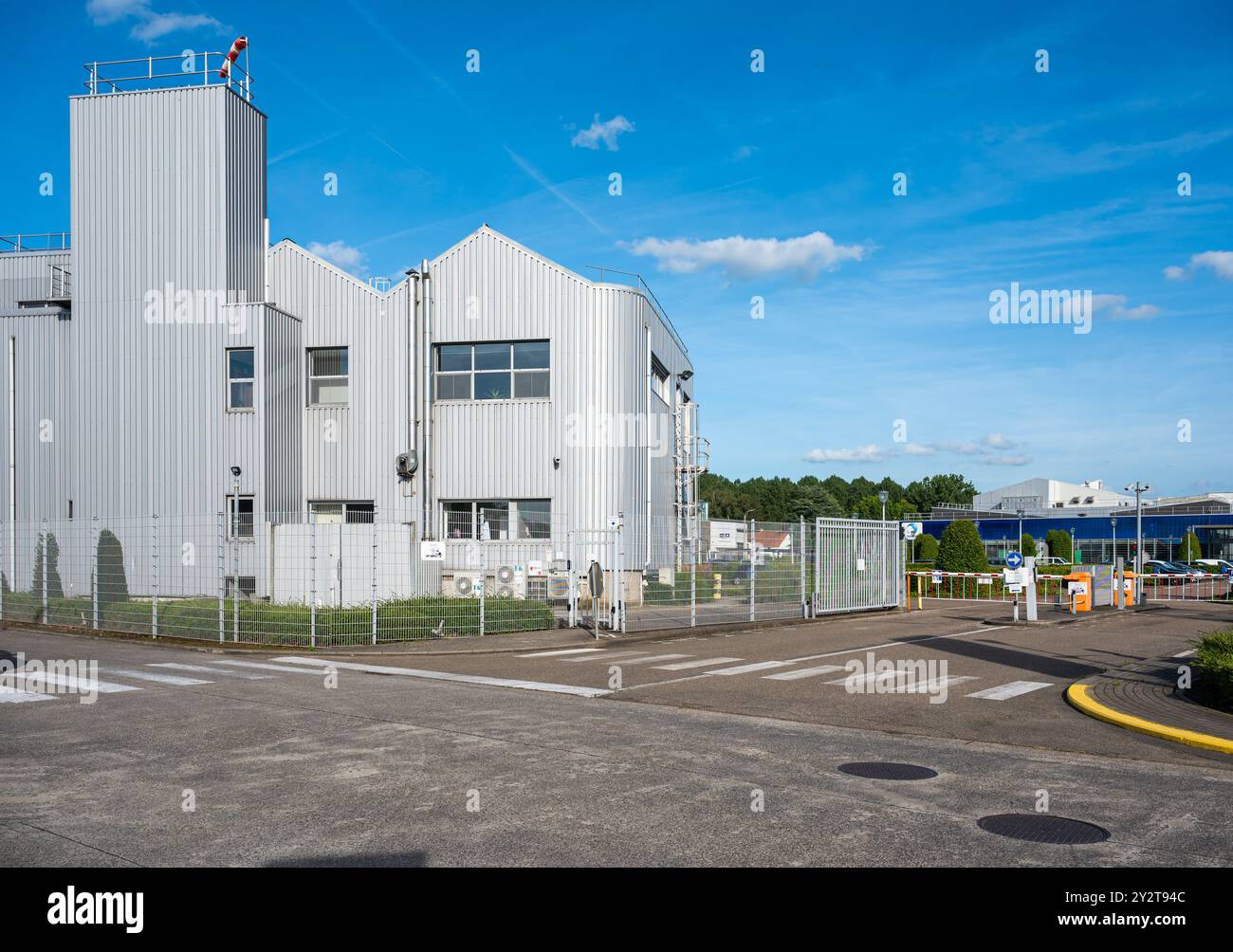 Rotselaar, Belgium, August 8, 2024 - Danone factory, a multinational ...