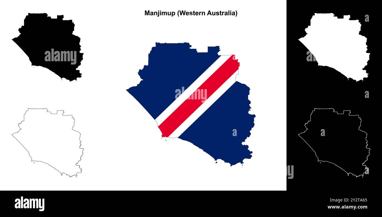 Manjimup map hi-res stock photography and images - Alamy