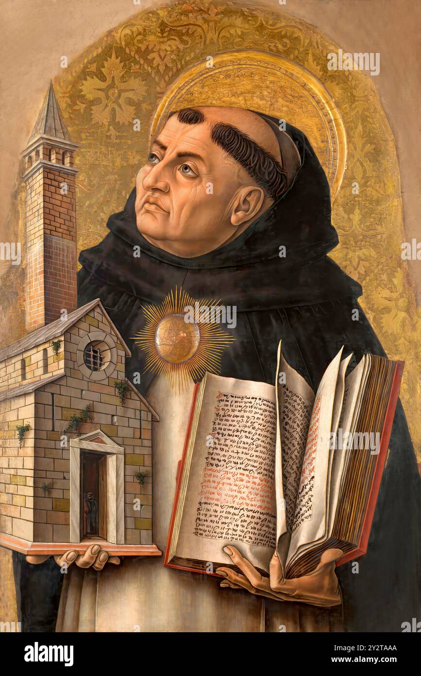 Thomas Aquinas, c. 1225 – 1274, Italian Dominican friar and priest ...