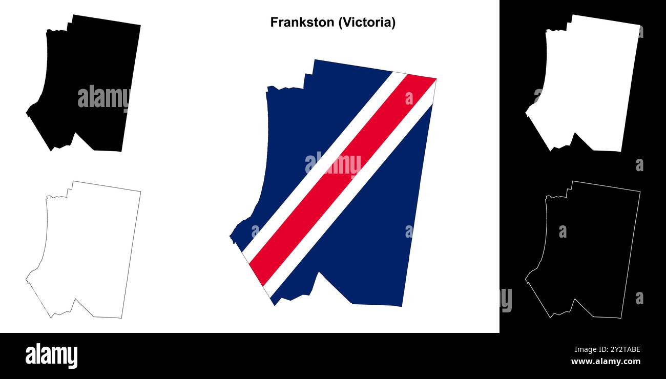 Blank victoria map hi-res stock photography and images - Alamy