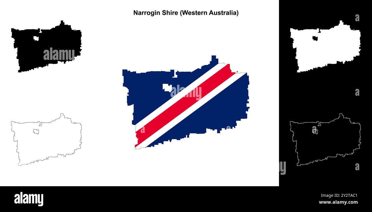Map of narrogin shire hi-res stock photography and images - Alamy