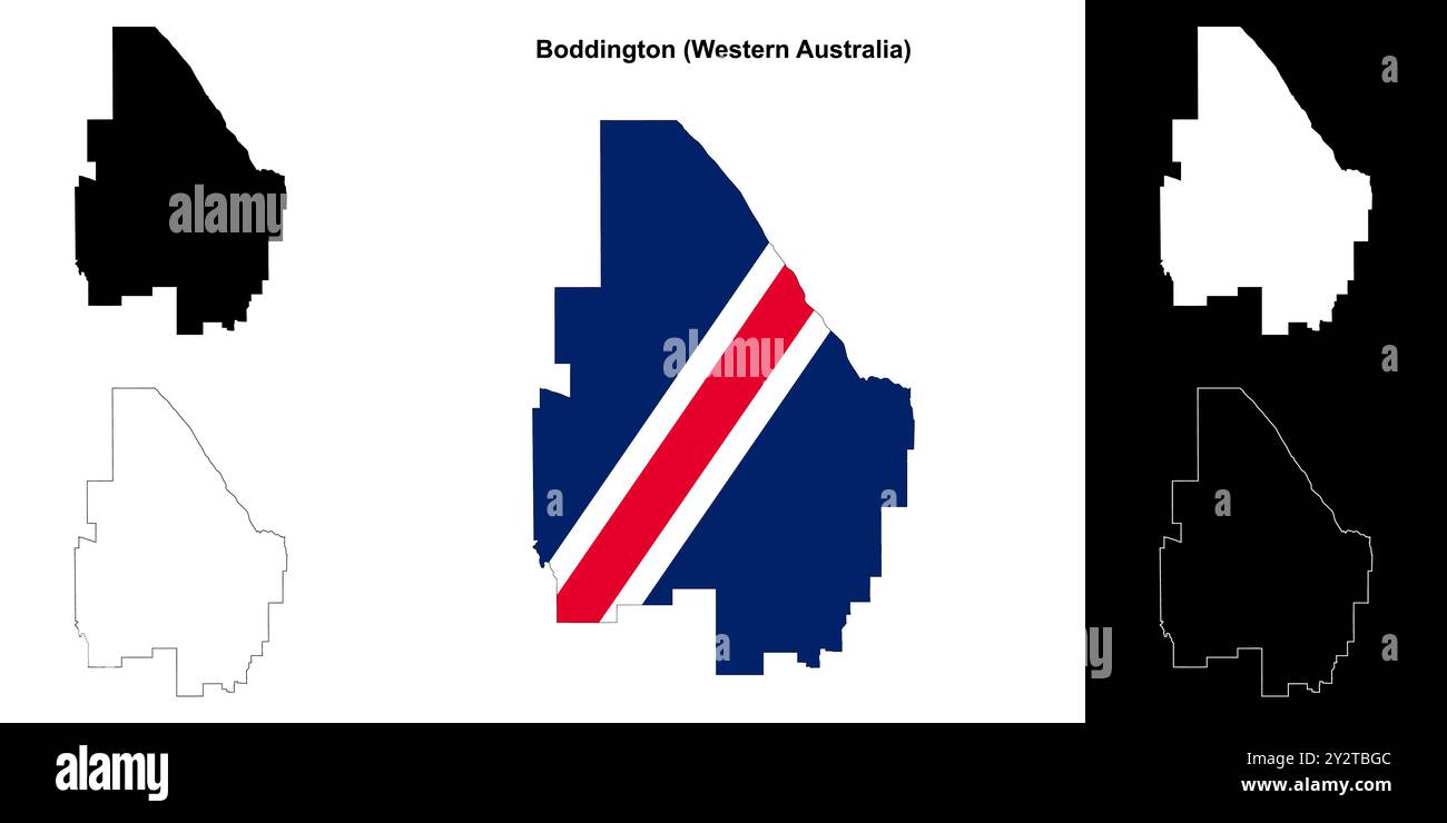 Blank boddington map hi-res stock photography and images - Alamy