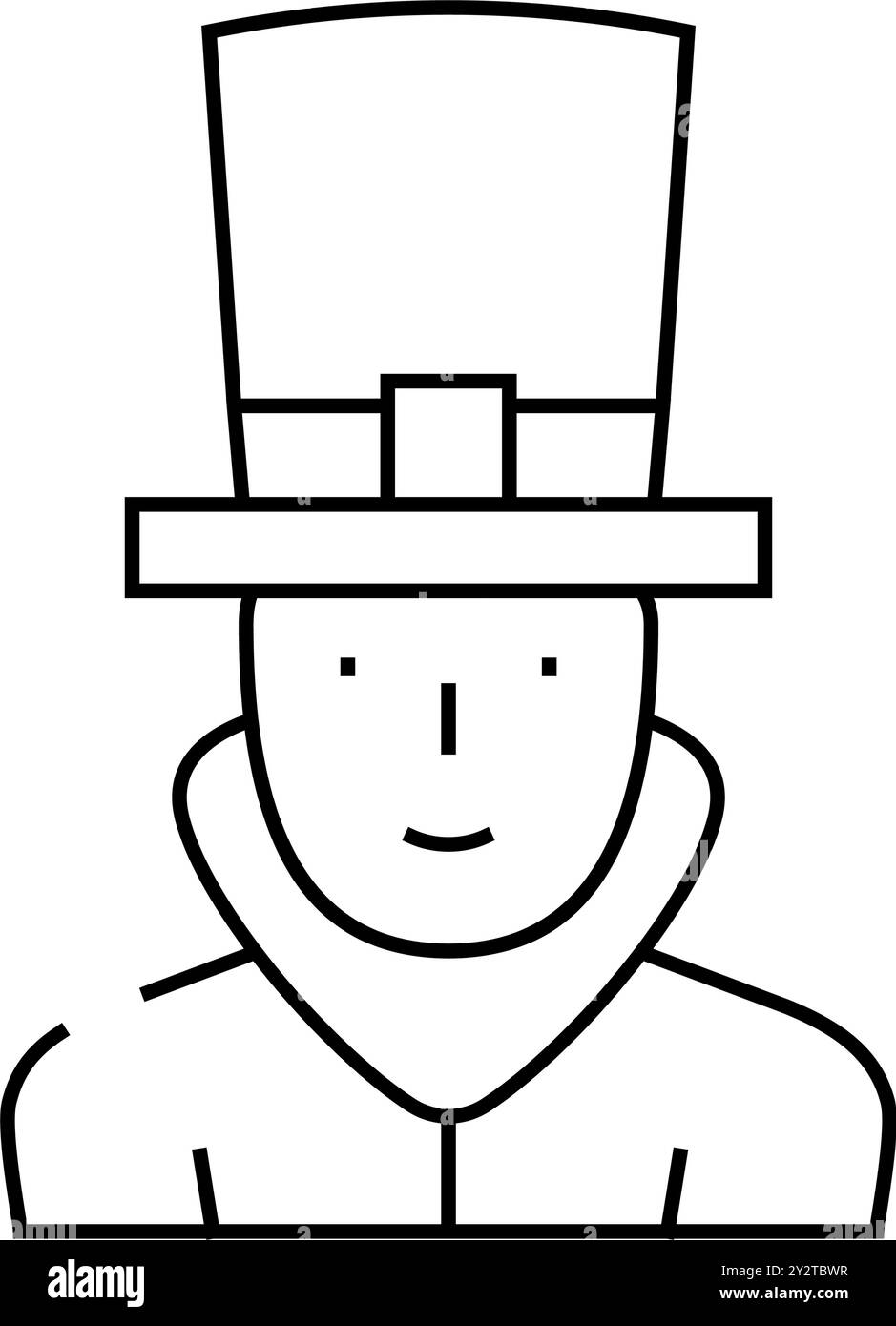 steampunk fantasy character line icon vector illustration Stock Vector ...