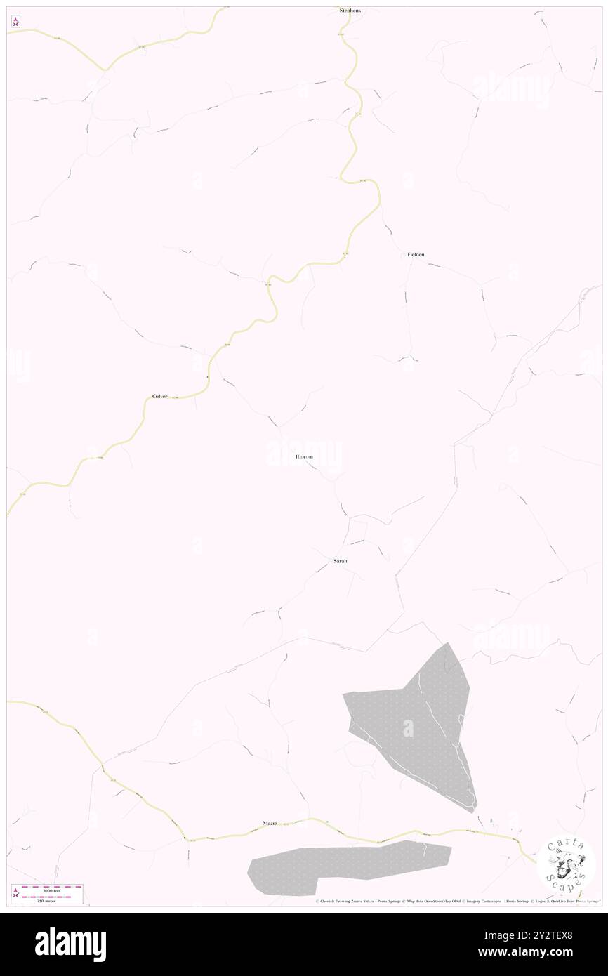 Elliott county map Cut Out Stock Images & Pictures - Alamy