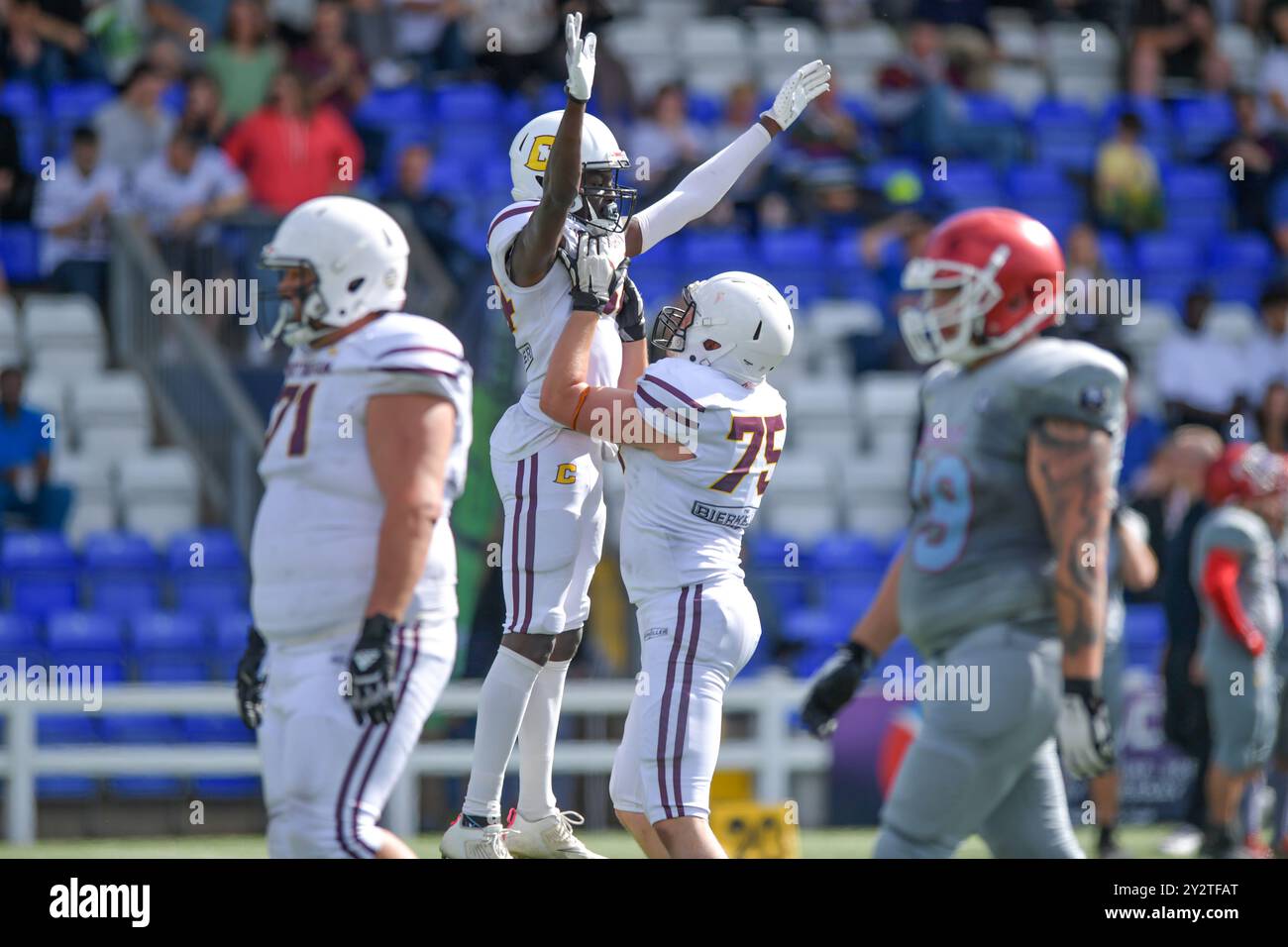 Coventry, UK. SEPT 8th 2024 Britball XXXVI BAFA Adult Contact Division ...