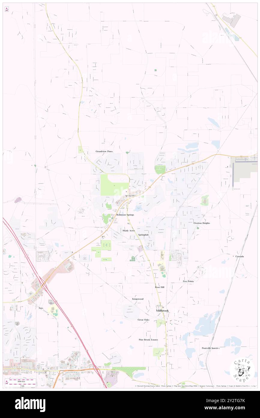 Springfield, Elmore County, US, United States, Alabama, N 32 31' 5'', S ...