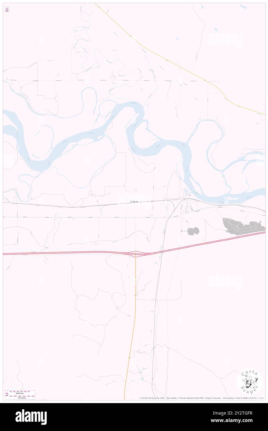 Rosebud county map Cut Out Stock Images & Pictures - Alamy