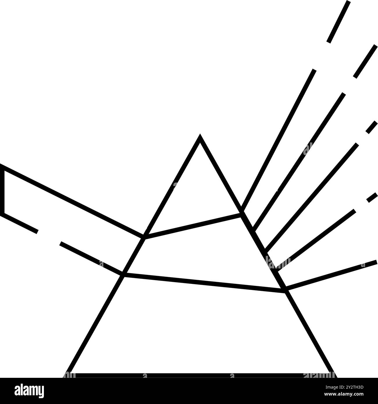 Prism light spectrum Black and White Stock Photos & Images - Alamy