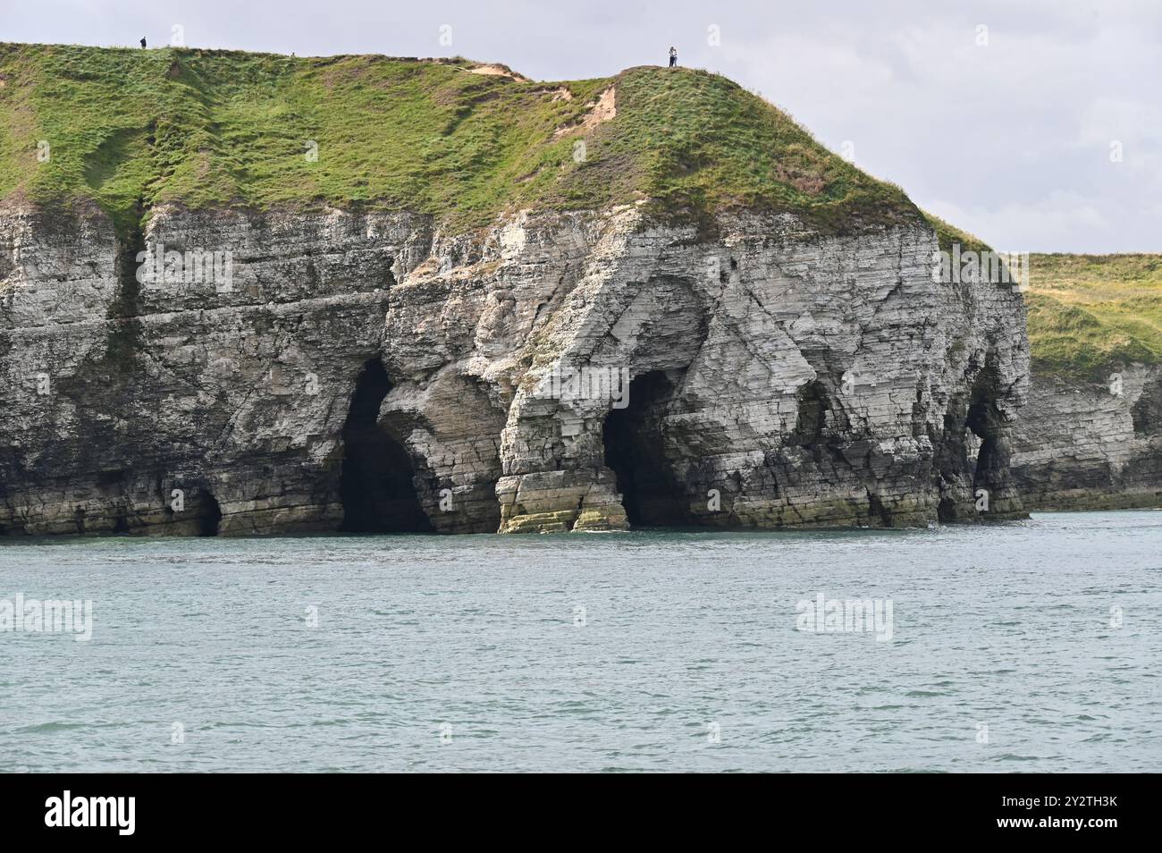 Caves, Flamborough Head near Bridlington, Yorkshire Stock Photo - Alamy