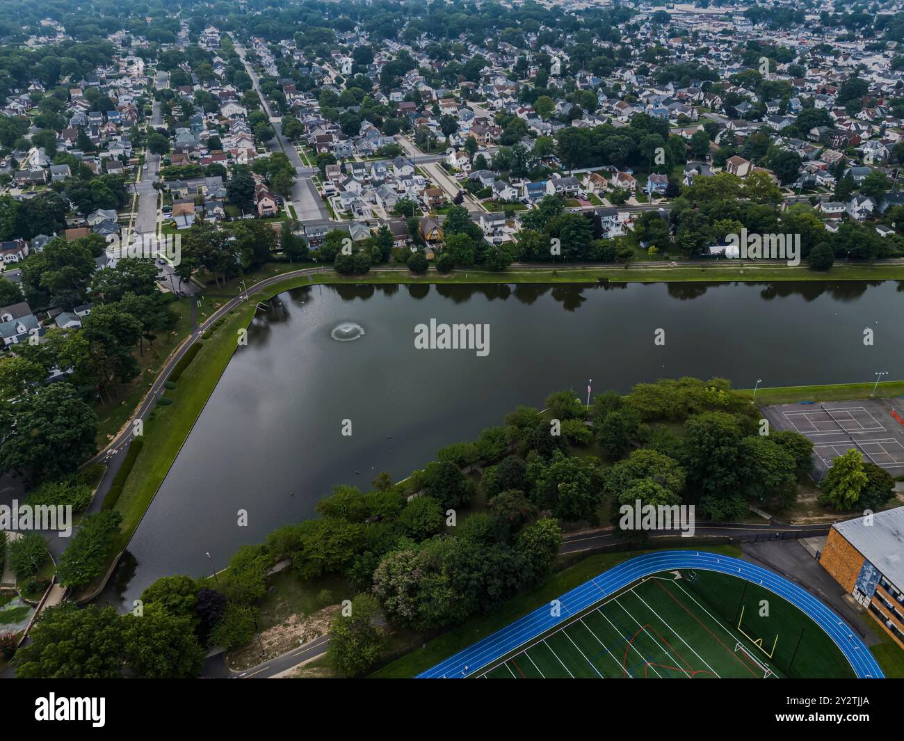 Suburban neighborhood taken in hi-res stock photography and images - Alamy