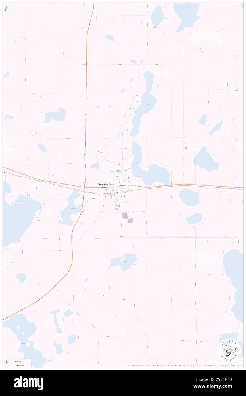 Map of dassel minnesota Cut Out Stock Images & Pictures - Alamy
