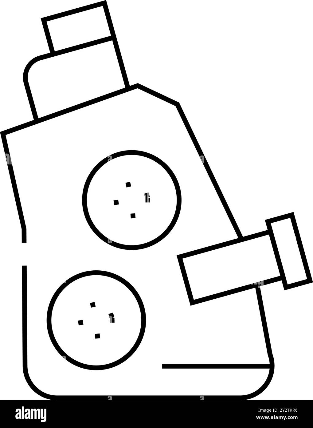 refractometer lab equipment line icon vector illustration Stock Vector ...