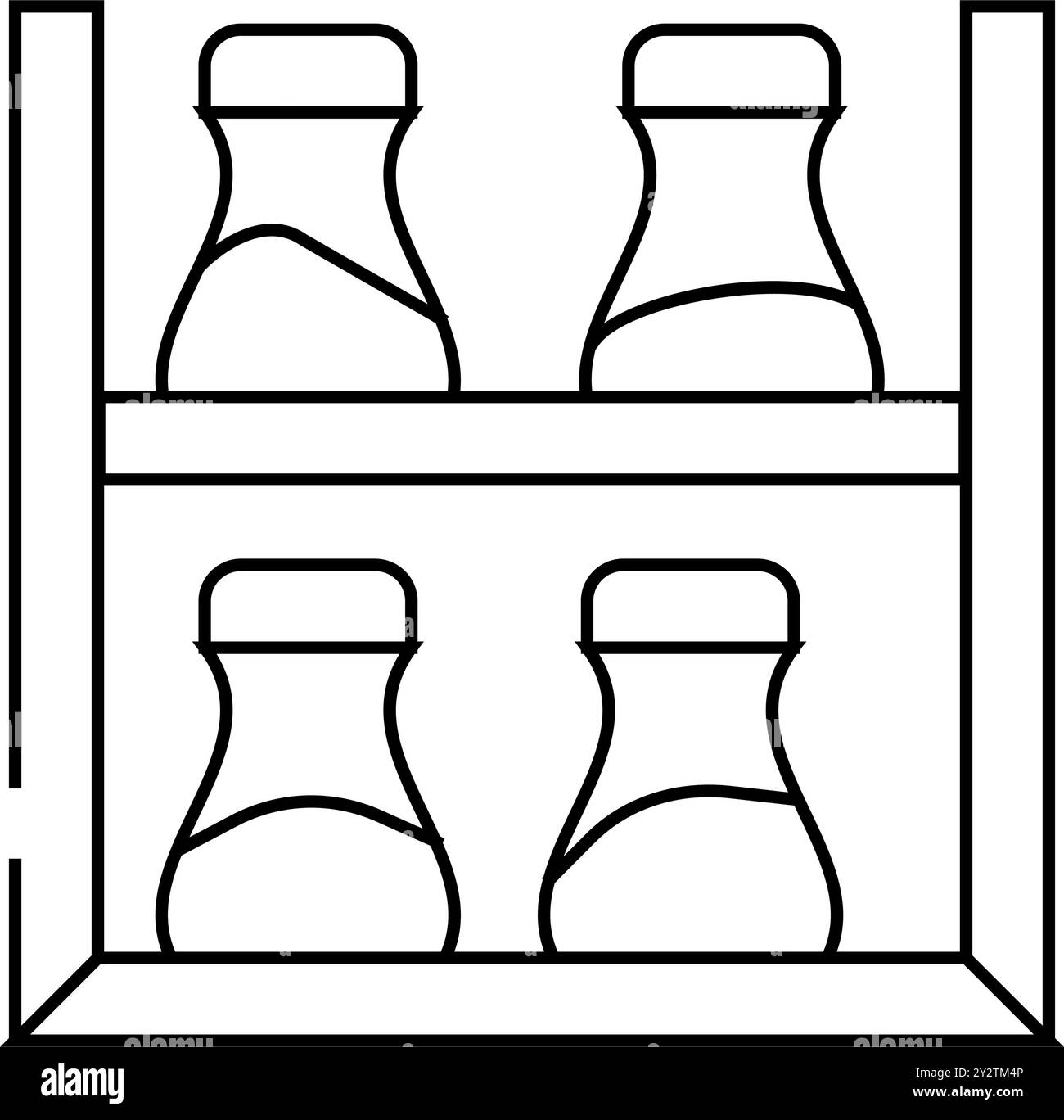 spice shelf line icon vector illustration Stock Vector Image & Art - Alamy