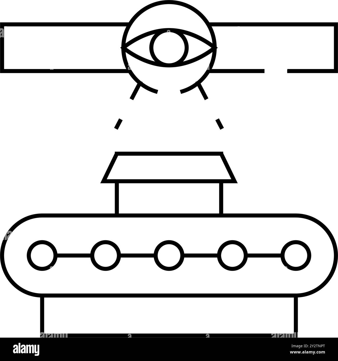 production control line icon vector illustration Stock Vector Image ...