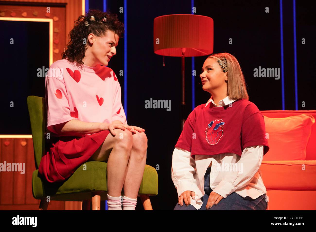London, UK. 11 September 2024 . Jo Foster (l) as Oliver and Leesa ...
