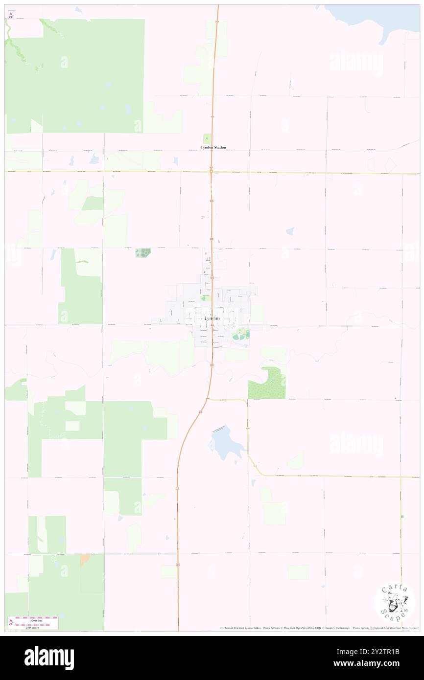 Lyndon kansas map Cut Out Stock Images & Pictures - Alamy