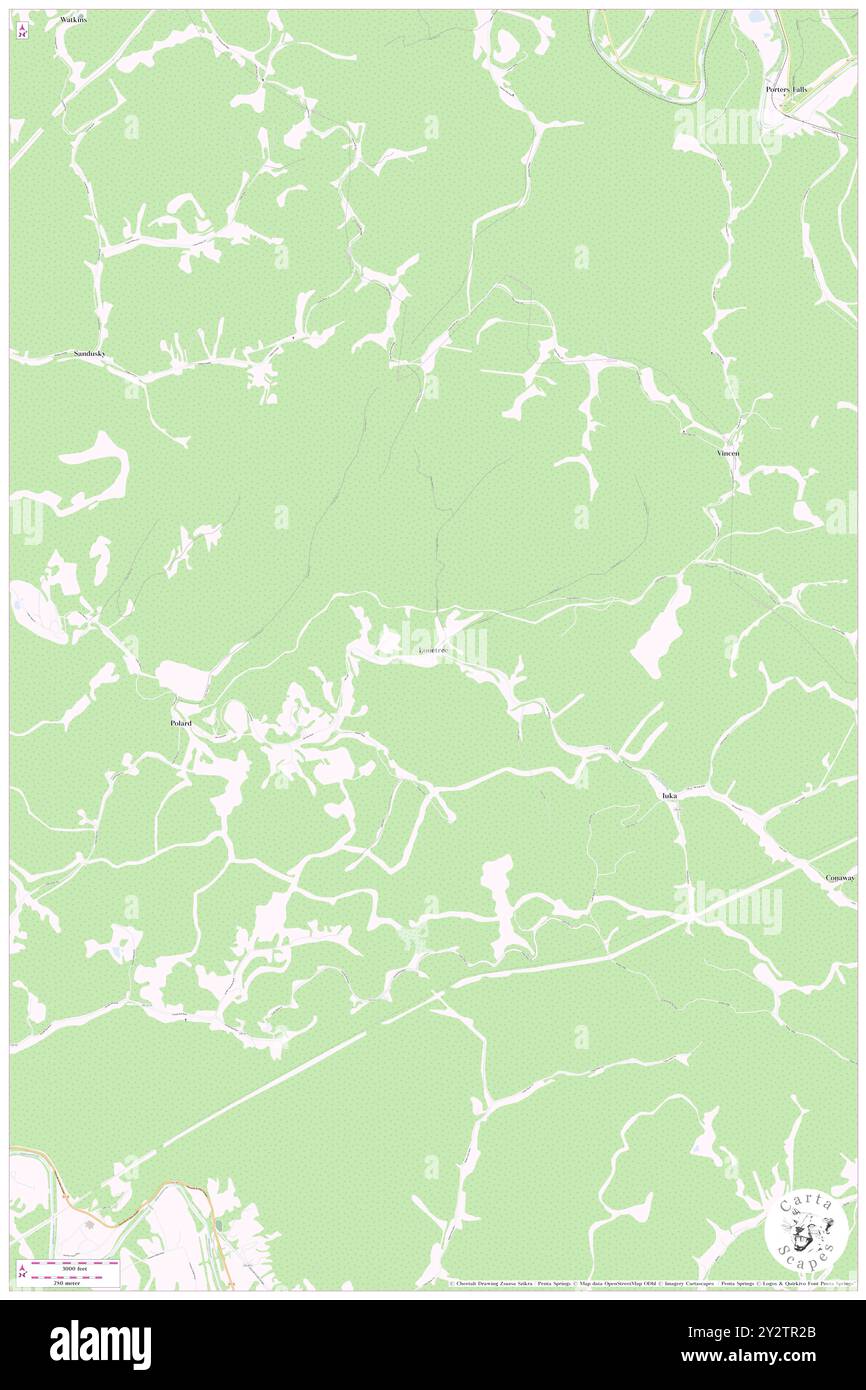 Tyler west virginia map hi-res stock photography and images - Alamy