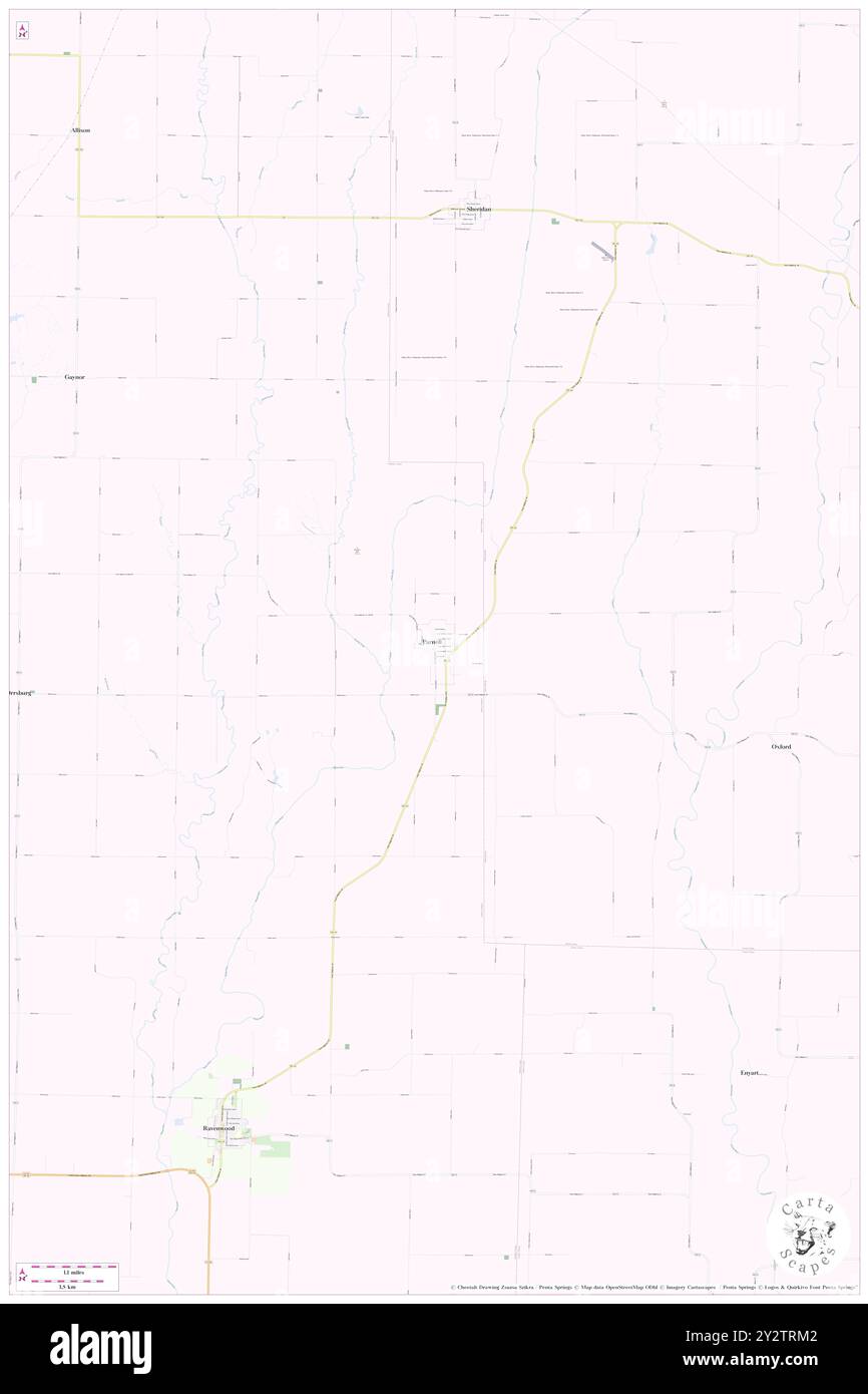 Nodaway map hi-res stock photography and images - Alamy