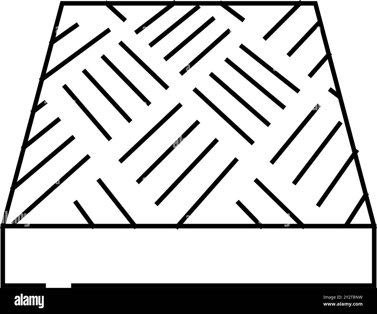 anti-slip flooring line icon vector illustration Stock Vector Image ...