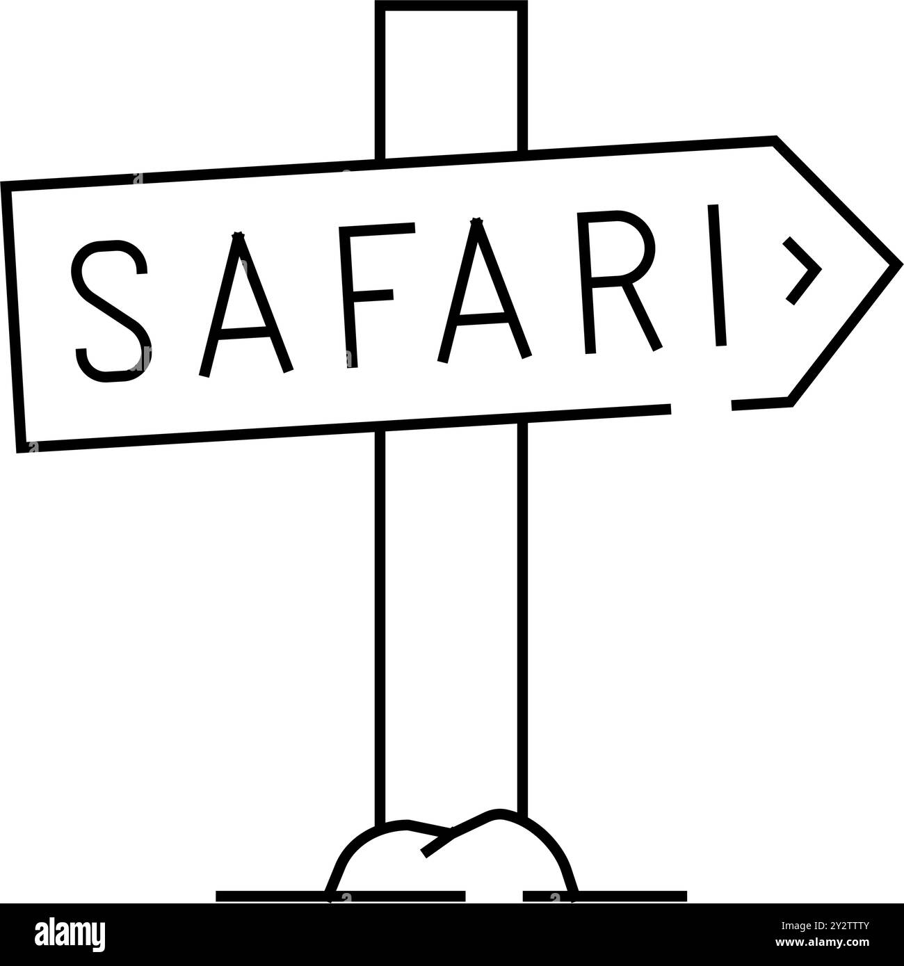 African car safari Black and White Stock Photos & Images - Alamy
