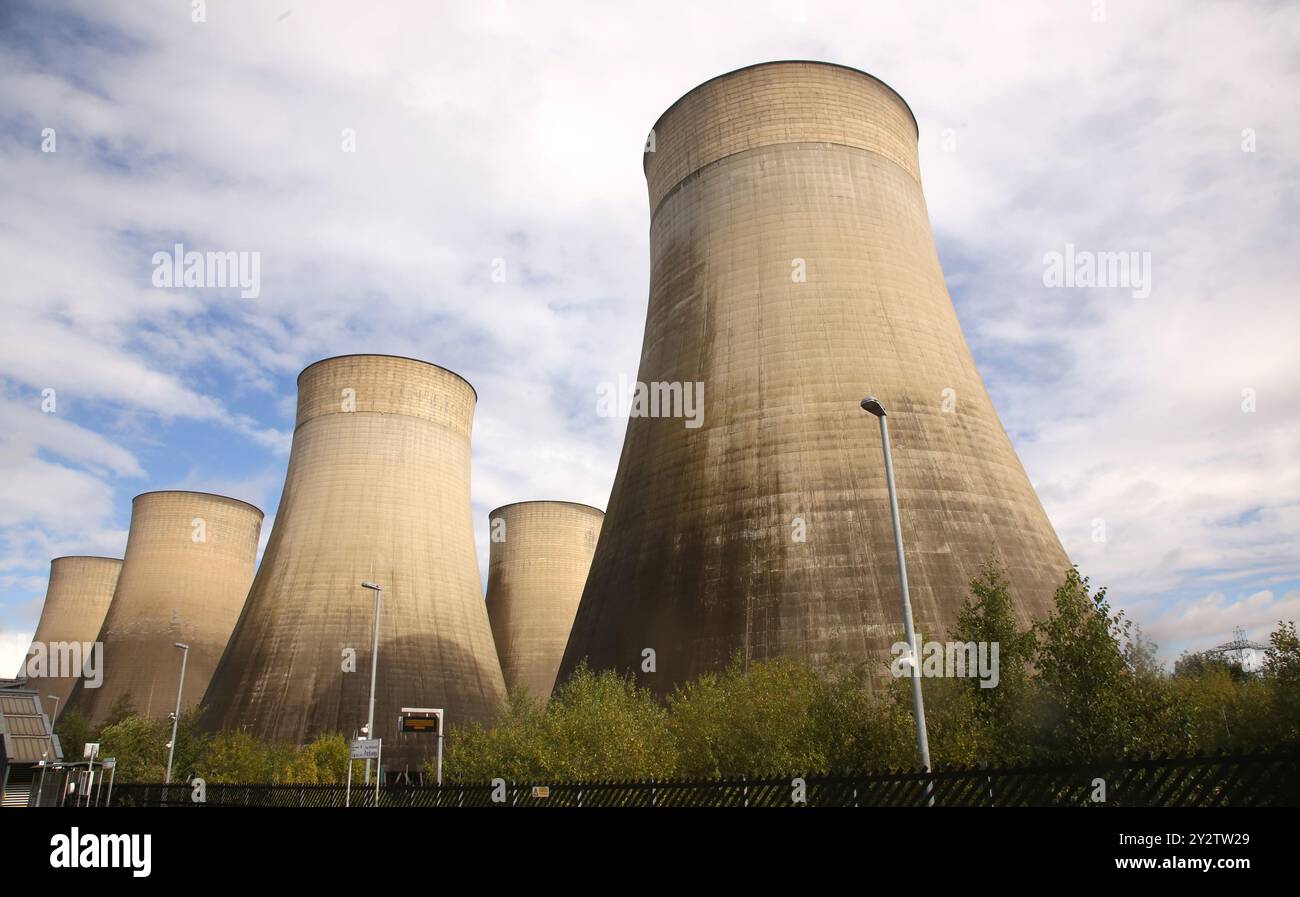 Ratcliffe-on-Soar Power Station, Nottinghamshire, UK 11th Sept 2024 The ...
