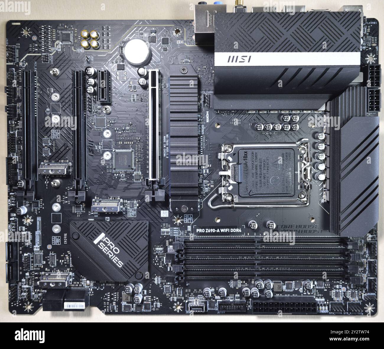 Computer motherboard, MSI PRO Z690-A WIFI DDR4, for Intel processor ...