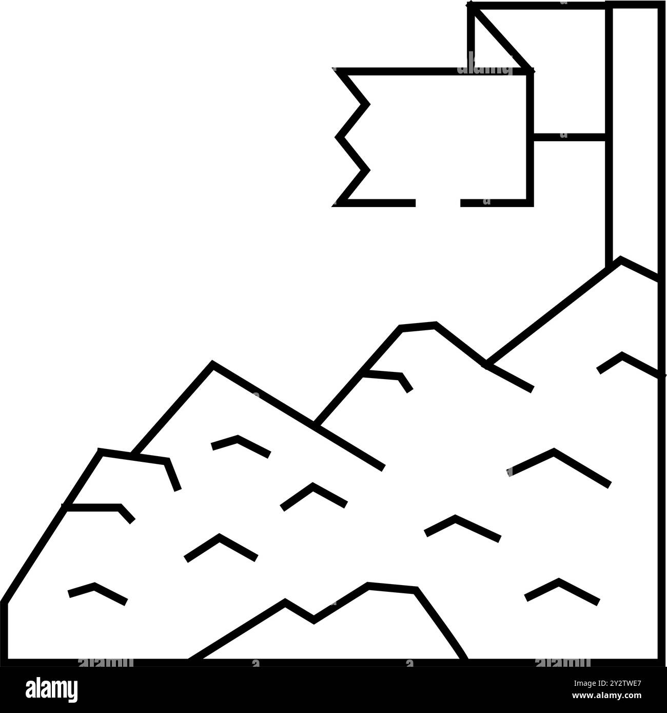 target business task line icon vector illustration Stock Vector Image ...