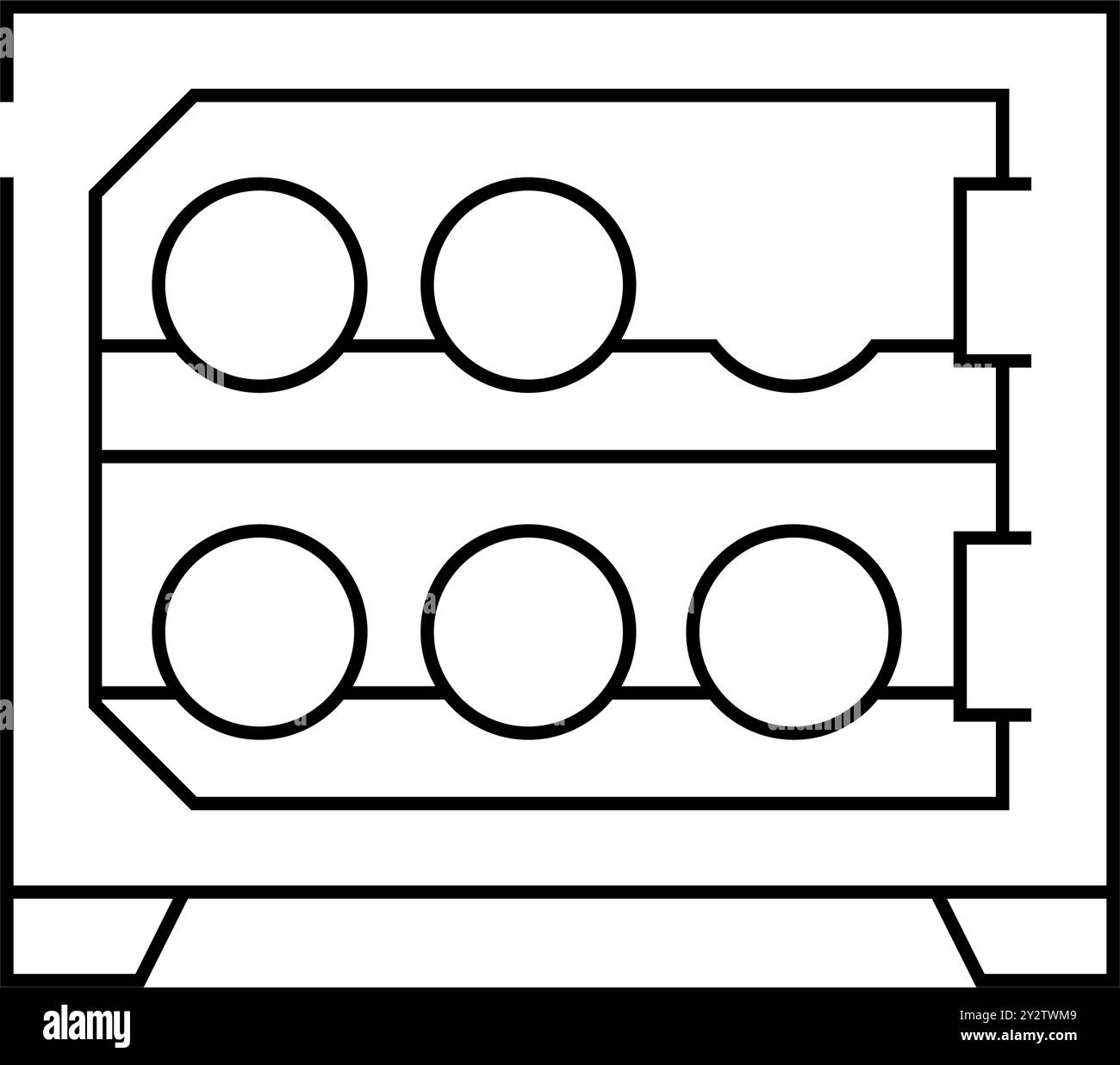 Wine bottle fridge Black and White Stock Photos & Images - Alamy